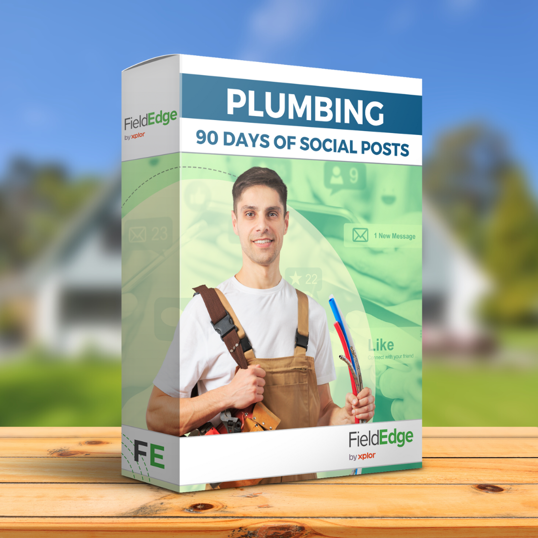 FREE 90 Days of Social Posts for Plumbing
