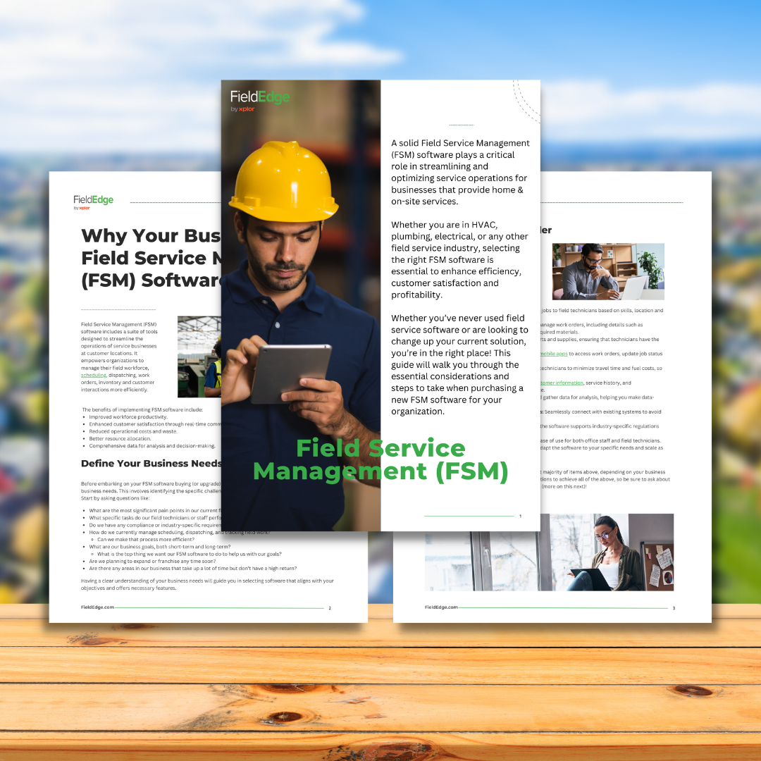 FSM Software Buying Guide - FieldEdge